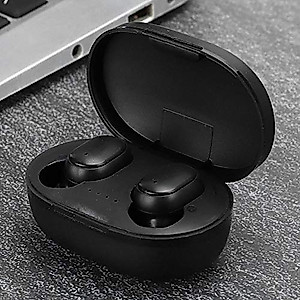 ciciglow Bluetooth Earphone, TWS Wireless Bluetooth Earphone Headset Support 3H Playtime HiFi Sports Headphone with Portable Charging Case for iOS, Android Smartphone.