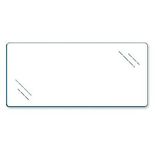 Econoco Commercial Tempered Glass Shelves, 12" x 24" (Pack of 5)