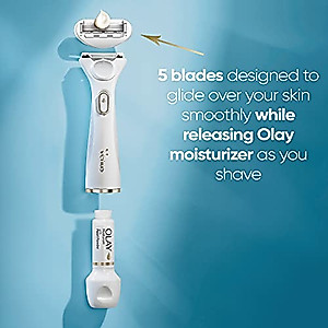 Gillette Venus Radiant Skin Women razor blade refills, 4ct