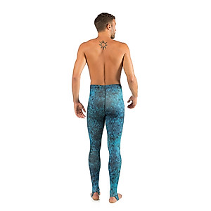 Cressi Hunter Rash Guard Pants, Camo Blue, XL