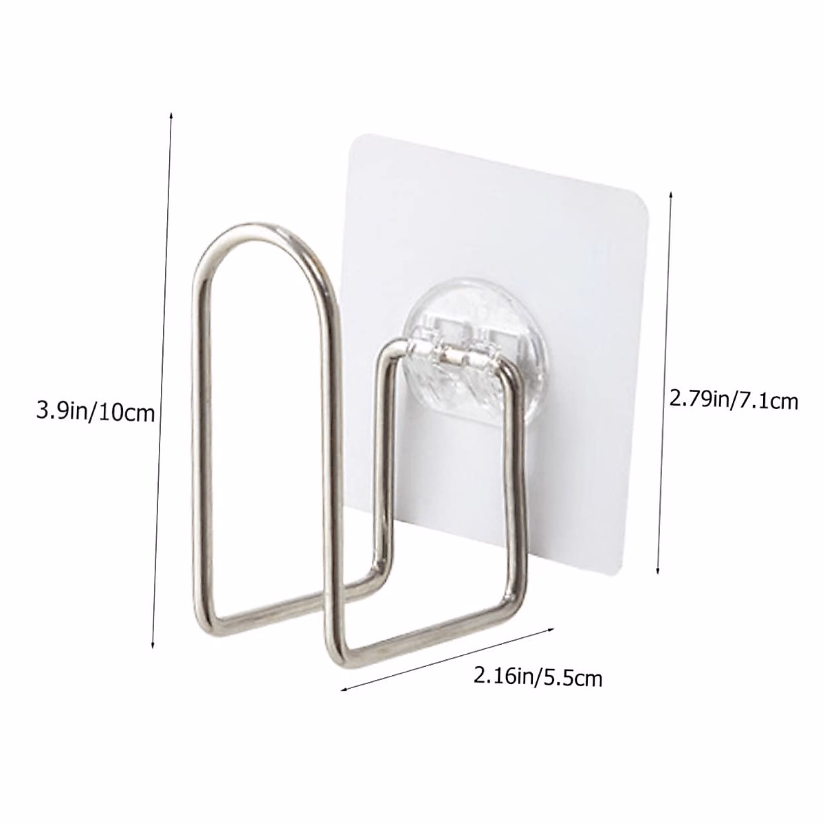 Hemoton 4pcs Wall Mounted Pot Lids Holder Wall Door Mounted Pan Lid Cover Hanger Rack Kitchen Utensil Cutting Board Organizer for Home and Kitchen Use