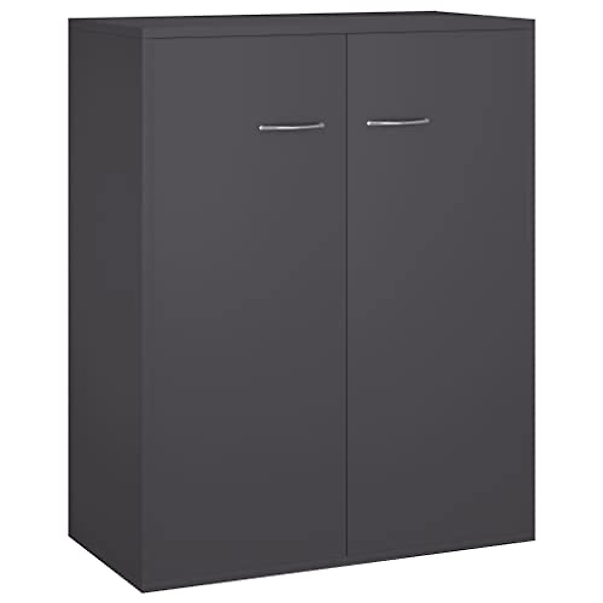 SEASD Sideboards and Buffets Cabinet with Storage Home Decor Gray 23.6"x11.8"x29.5" Chipboard