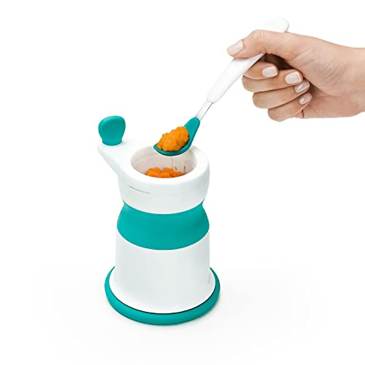 OXO Tot Mash Maker Baby Food Mill, Teal