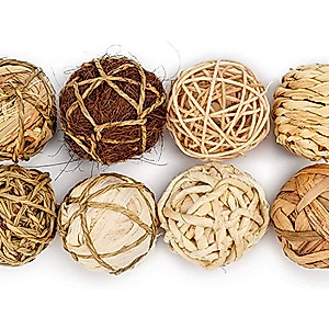 andwe Small Animals Play & Activity Balls Rolling Chew Toys for Rabbits Guinea Pigs Chinchilla