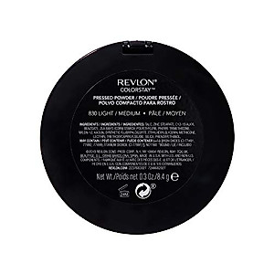 REVLON ColorStay Pressed Powder, Longwearing Oil ,Fragrance Free, Noncomedogenic Face Makeup, (830), Light/Medium, 0.3 Ounce