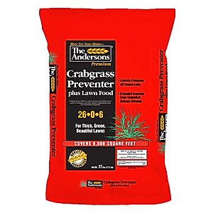 The Andersons Premium Crabgrass Preventer Plus Fertilizer 26-0-6 with Dimension - Covers up to 6,000 sq ft (17 lb)