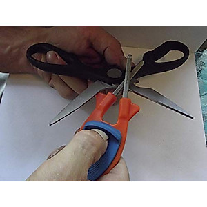 Black with Yellow grip Block knife sharpener