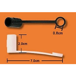 Straw Tip Cover-Reusable Drinking Straw Tips (FRIDA K), 2.5CM