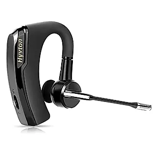 Hyvtom Bluetooth Headphone V4.1 Wireless Noise Cancelling Headset in-Ear Earbuds with Microphone Handsfree for Driving or Business, and Secure Fit for iPhone Android Cell Phones