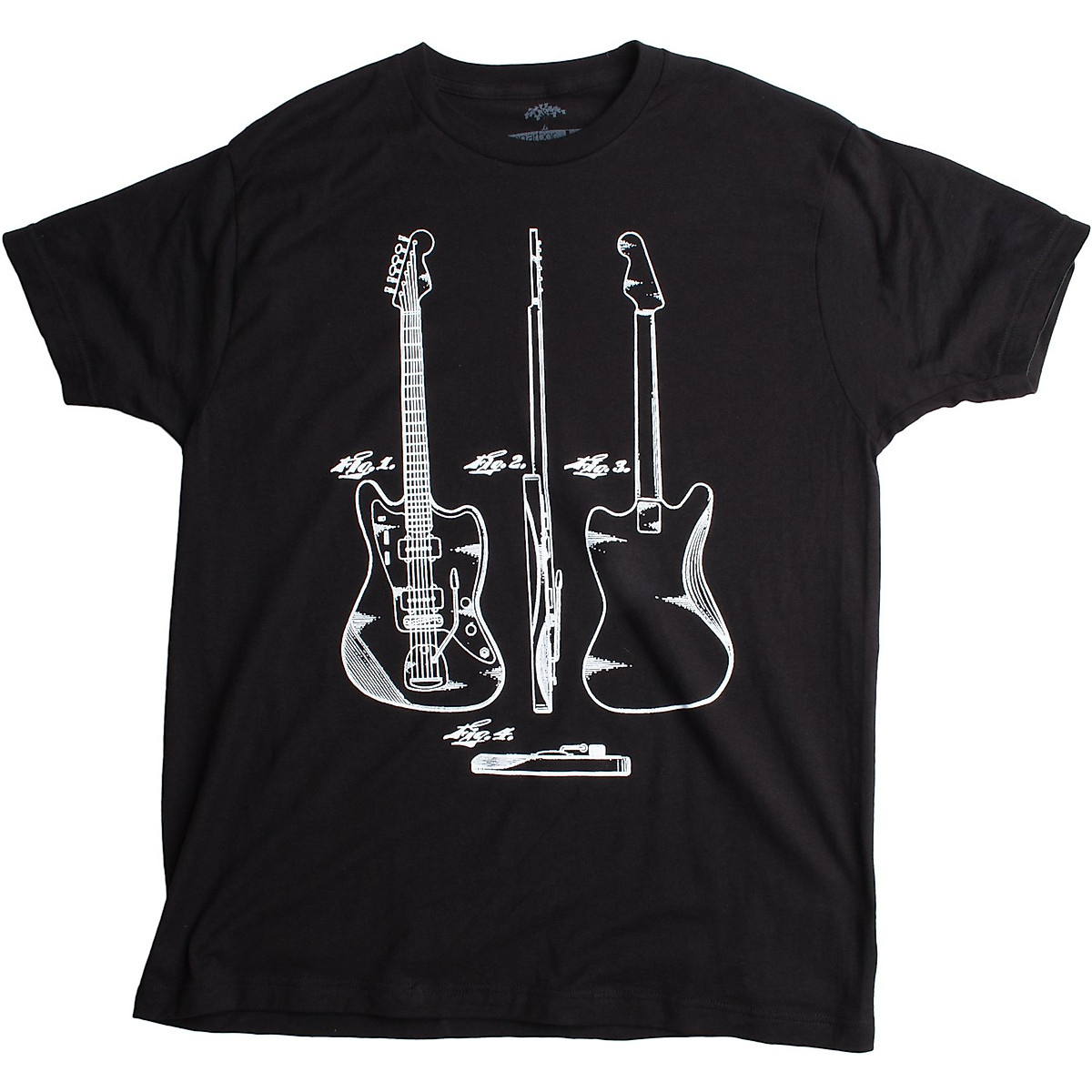 1959 Electric Guitar Patent Drawing | Music History Guitar Player Unisex T-Shirt-(Adult,XL) Black