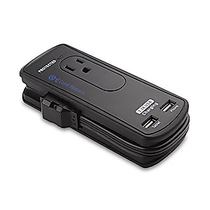 Cable Matters 2 Outlet Surge Protector Power Strip with USB Dual Port 3.4 Amp Charging