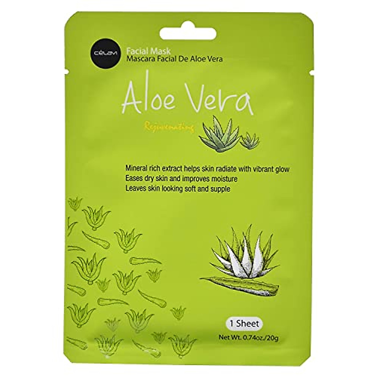 celavi Essence Facial Face Mask 24 Sheets K-Beauty Skincare Korea Skin Care Moisturizing C type