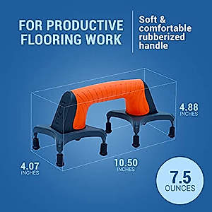 EasyLean Trowel Support Tool, Handy Hand Tool for Flooring, Drywall, Cement, and Adhesive Application, Support Tool for Floor Installers with Anti-Slip Spare Feet - Joyful Flappers