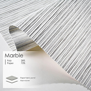 GoDear Design Adjustable Vertical Blinds, Panel Track Blinds, Sliding Glass Door Blinds, Closet Doors, Room Dividers, Extendable Track from 45.8" to 86" W, Trimmable Panel Curtains Up to 96" H, Marble