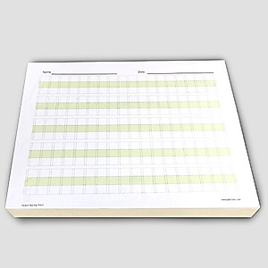 Channie’s Practice Handwriting & Printing Paper Workbook One Page A Day, 250 Pages Front & Back, 125 Sheets, Grades PreK – 1st, Size 8.5” x 11” Summer School, Summer Bridge