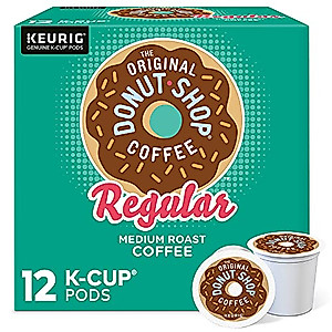 The Original Donut Shop Regular Keurig Single-Serve K-Cup Pods, Medium Roast Coffee, 12 Count