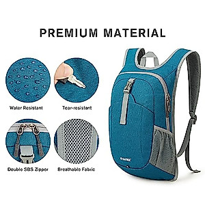 G4Free 10L/15L Lightweight Hiking Backpack+12L Lightweight Small Hiking Backpack
