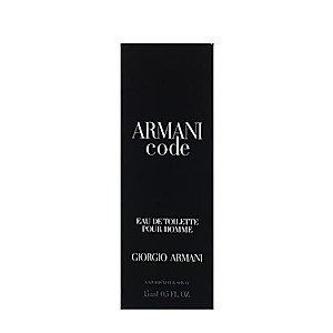 Giorgio Armani Code Eau de Toilette Spray for Men, 0.5 Ounce