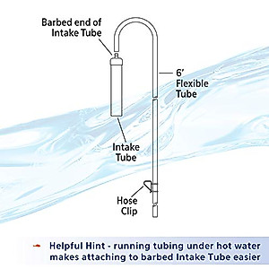 Aqueon Aquarium Siphon Vacuum Gravel Cleaner Large - 16 Inches