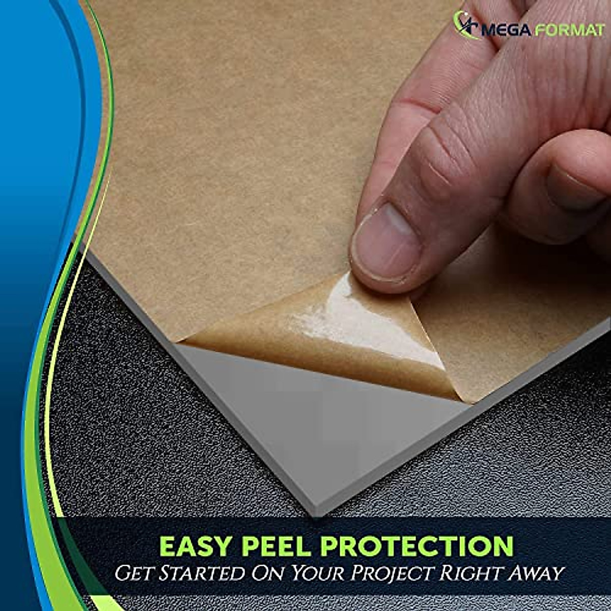 Mega Format Frosted Acrylic Sheet - Durable Thick Plexiglass Sheeting for Artwork, Covers, Window Panes, & Laser Etching Designs - 5" x 7" 1/4 (6mm) - 1pk