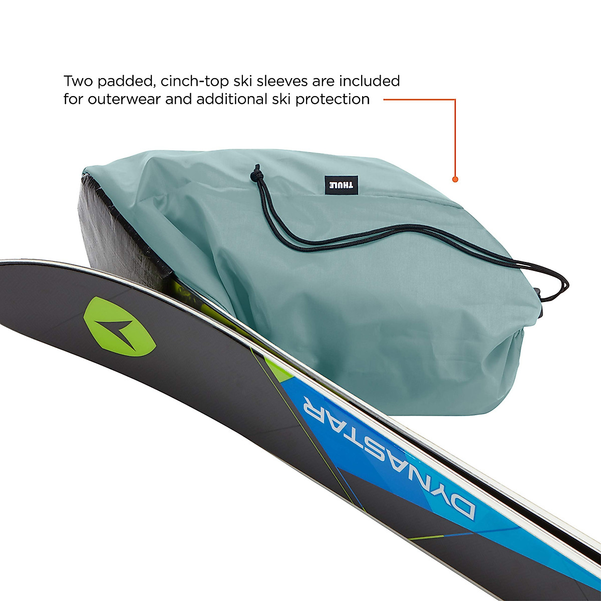 Thule Roundtrip Ski Roller Bag, Dark Slate , 192cm