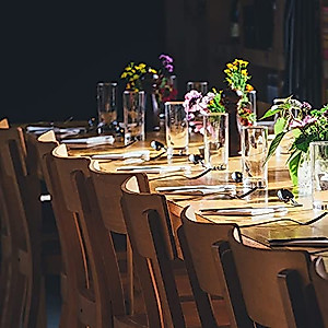 HYCSC Silverware Sets with Holder, Premium Stainless Steel Tableware Set, Mirror Polished Flatware Cutlery Set - Include Knife, Fork and Spoon, Dishwasher Safe, Nice Family Utensil Gift Set (Silver)