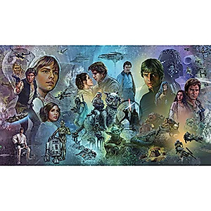 Star Wars Original Trilogy Blue Peel & Stick Wall Mural by RoomMates, RMK11456M