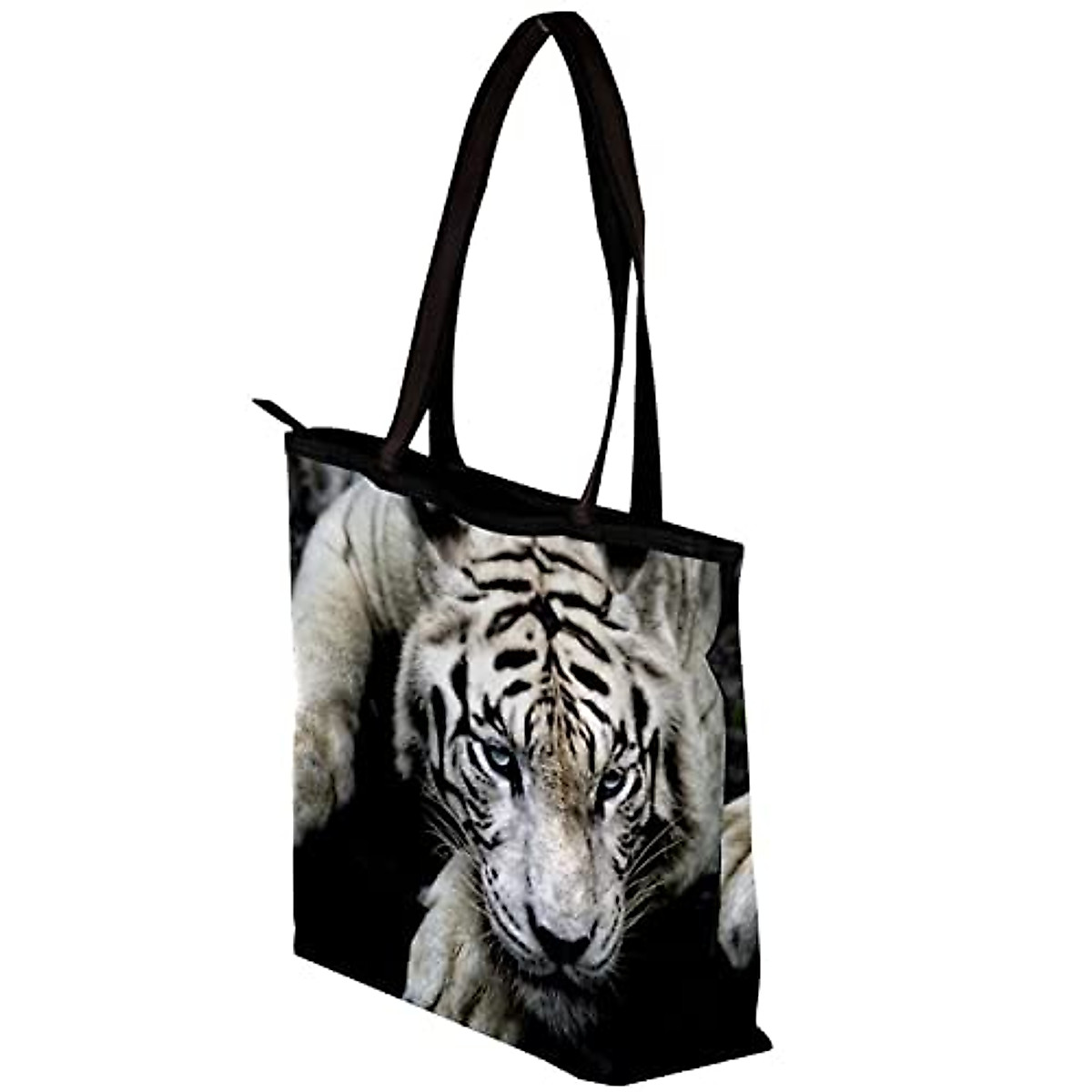 Tote Bag Women Satchel Bag Handbag Stylish Tote Handbag for Women Hobo Bag Fashion Crossbody Bag, Animal White Tiger