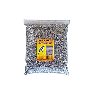 Desert Valley Premium Striped Sunflower Seeds - Wild Bird - Wildlife Food, Cardinals, Squirrels, Jays & More (5-Pounds)