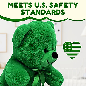 Grandma Smiley's Plush Best Friends Super Color Green Stuffed Animal, 9-inch Hypoallergenic Small for Christmas, Newborn Baby Shower, Girlfriend, Boyfriend, Graduation
