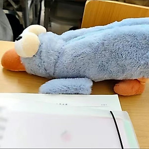 Otter Pencil Case Otter Pencil Pouch Sea Otter Pen Bag Plush Pencil Case Sea Otter Pencil Pouch Cute Pen Bag Case Box Cute Otter Pencil Pouch Cute Sea Otter Plush Pencil Case (Bird)