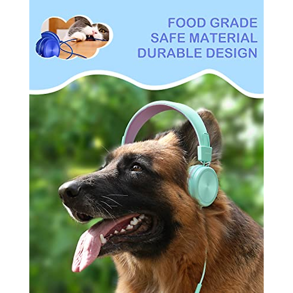 Nabevi [2 Pack Kids Headphones with Mirophone, Kids Headphones for School, 91dB Safe Volume Limited, Splitter, Kids Headphones for School, Toddler Headphones, for On-line Study, Travel, Girls, Boys