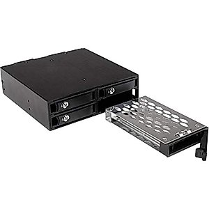 StarTech.com 4-Bay Mobile Rack Backplane for 2.5in SATA/SAS Drives - Hot Swap SSDs/HDDs from 5-15mm - Supports SAS II & SATA III (6 Gbps) , TAA (SATSASBP425)