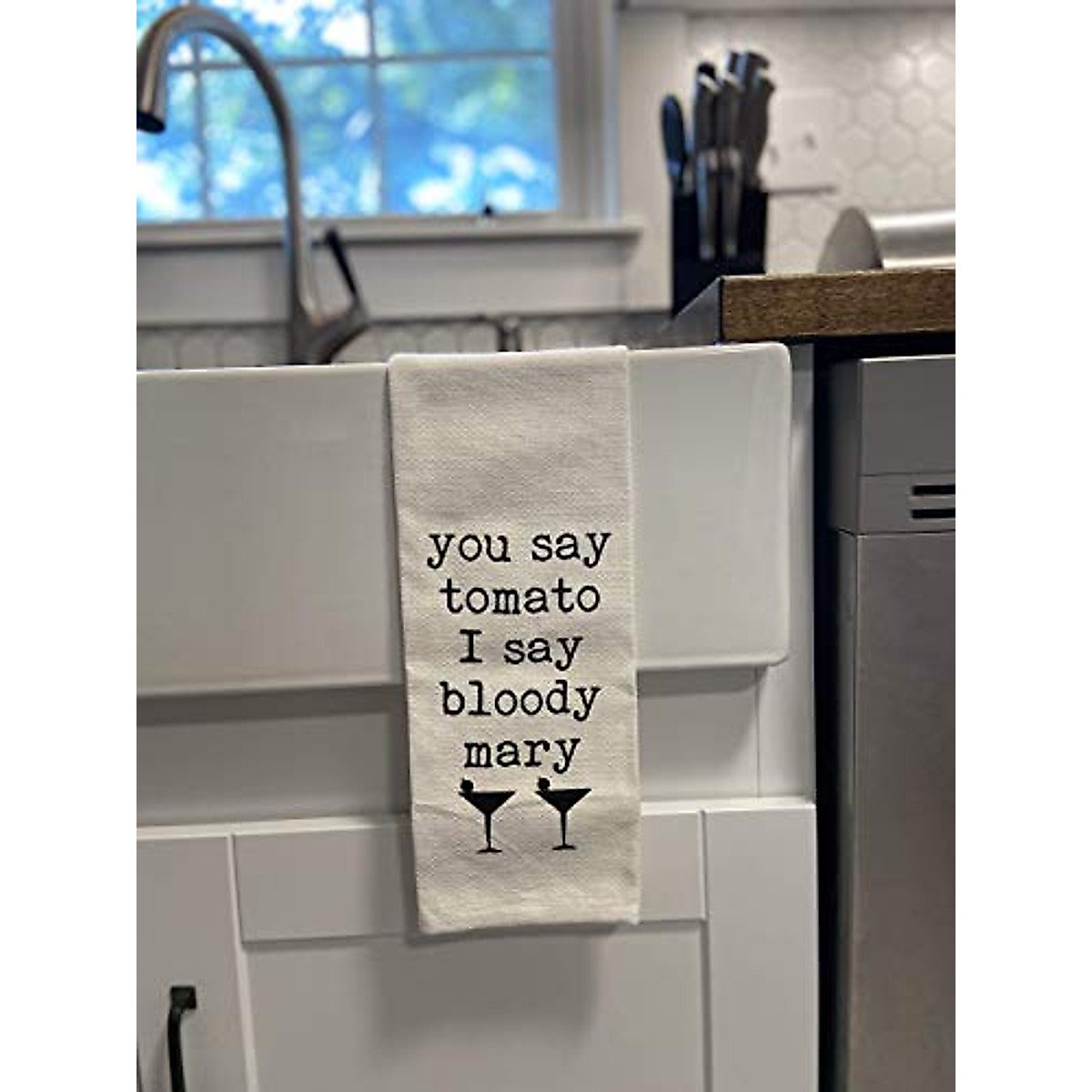You Say Tomato I Say Bloody Mary Tea Towel