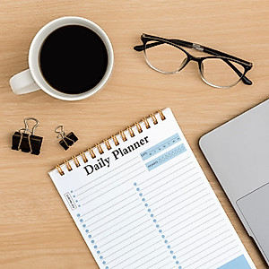 Hotop 6 Pack To Do List Notepad Daily Planner Notepad to Do Notebook Daily To Do List Notebook Daily To Do Notepads for Adults and Kids Classroom Office, 30 Sheets/ Pack (Mixed Colors, Fresh Style)