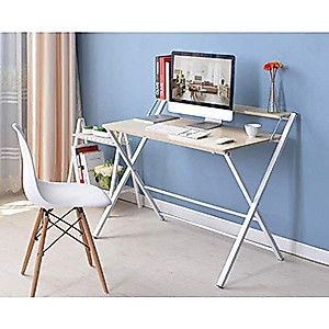 XXXDXDP Desktop Folding Table, Writing Desk Office Student Desk Home Small Table