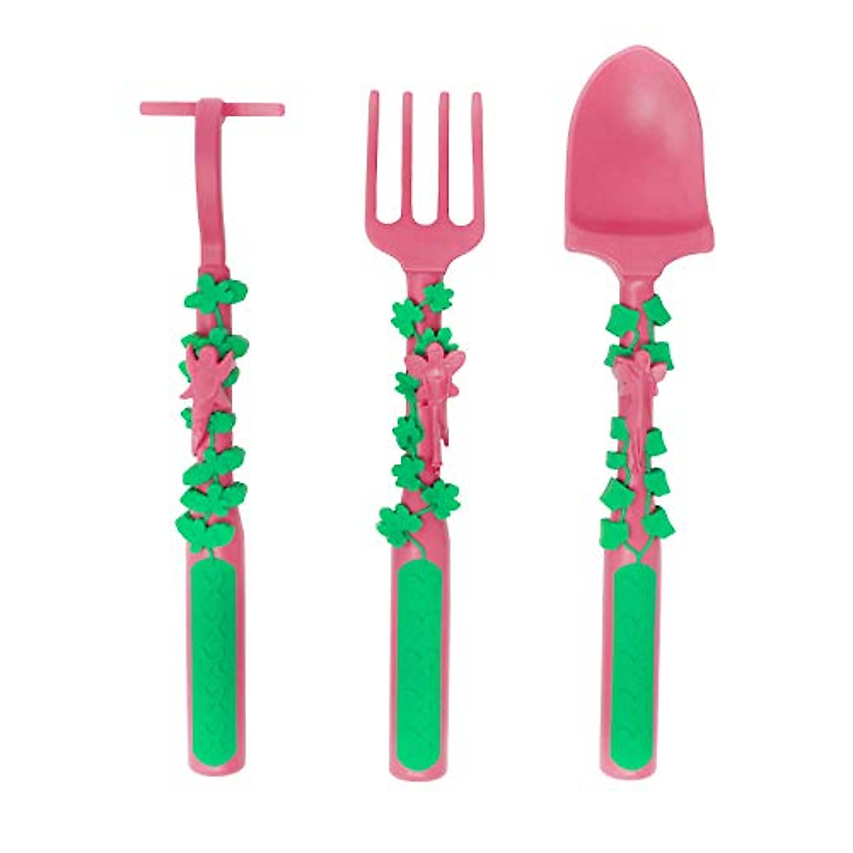 Constructive Eating - Toddler Utensils Made in USA - Garden Silverware for Toddlers - Garden Utensils for Kids - Toddler Utensils 2 Year Old - Toddler Silverware - Constructive Eats