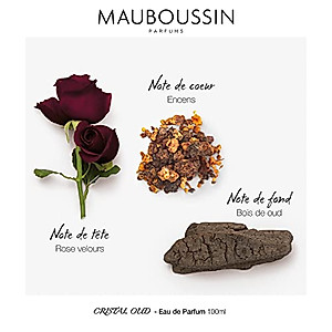 Mauboussin - Pour Lui Cristal Oud 100ml (3.3 Fl Oz) - Eau de Parfum for Men - Oriental Scent