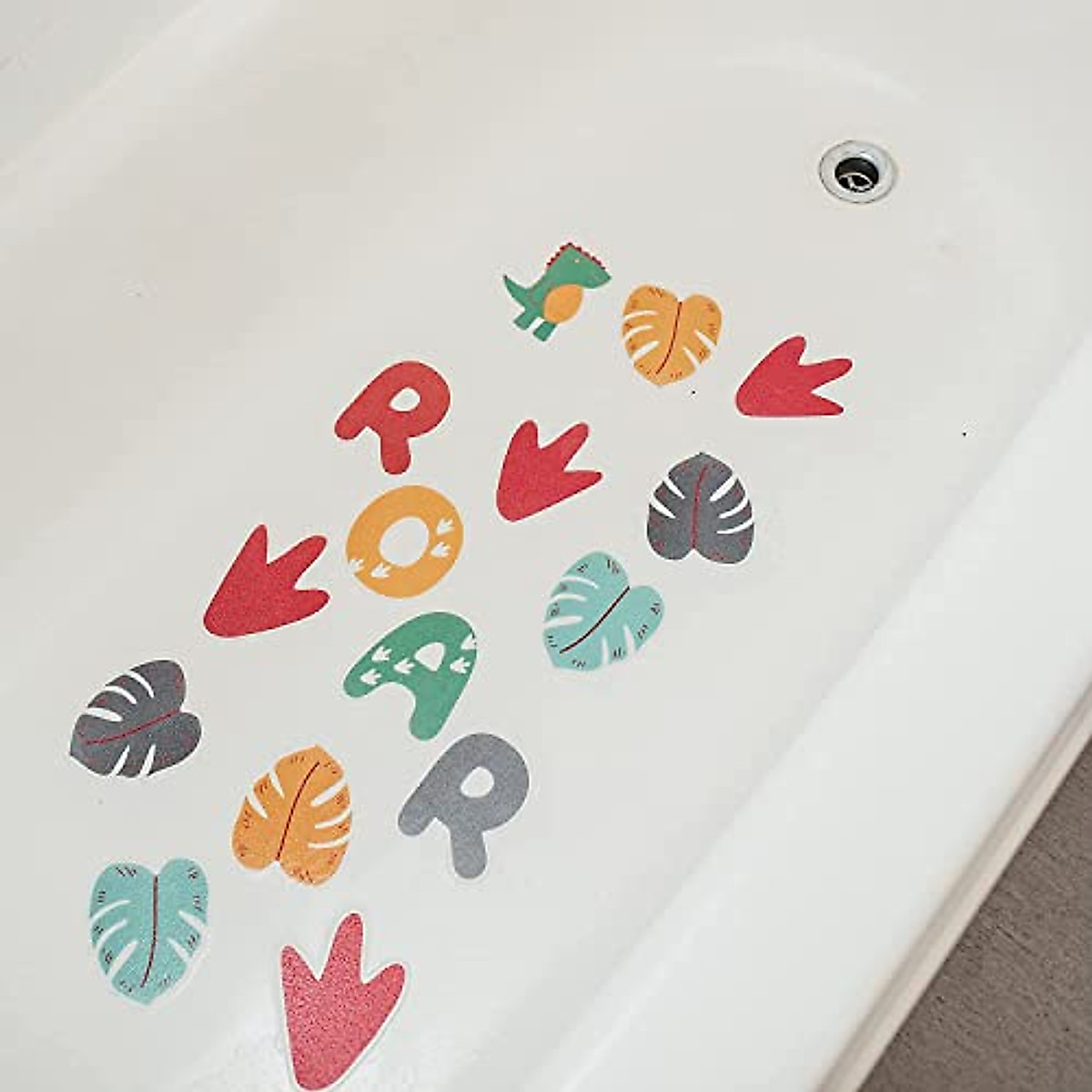 Dr. Brown's CleanUp Bath Time Essentials, Sit & Splash Non-Slip Dino Bath Stickers, Float & Hatch Dino Eggs Nesting Bath Toy, and Pour & Roar Watering Can, 6m+, BPA Free, Certified Plastic Neutral