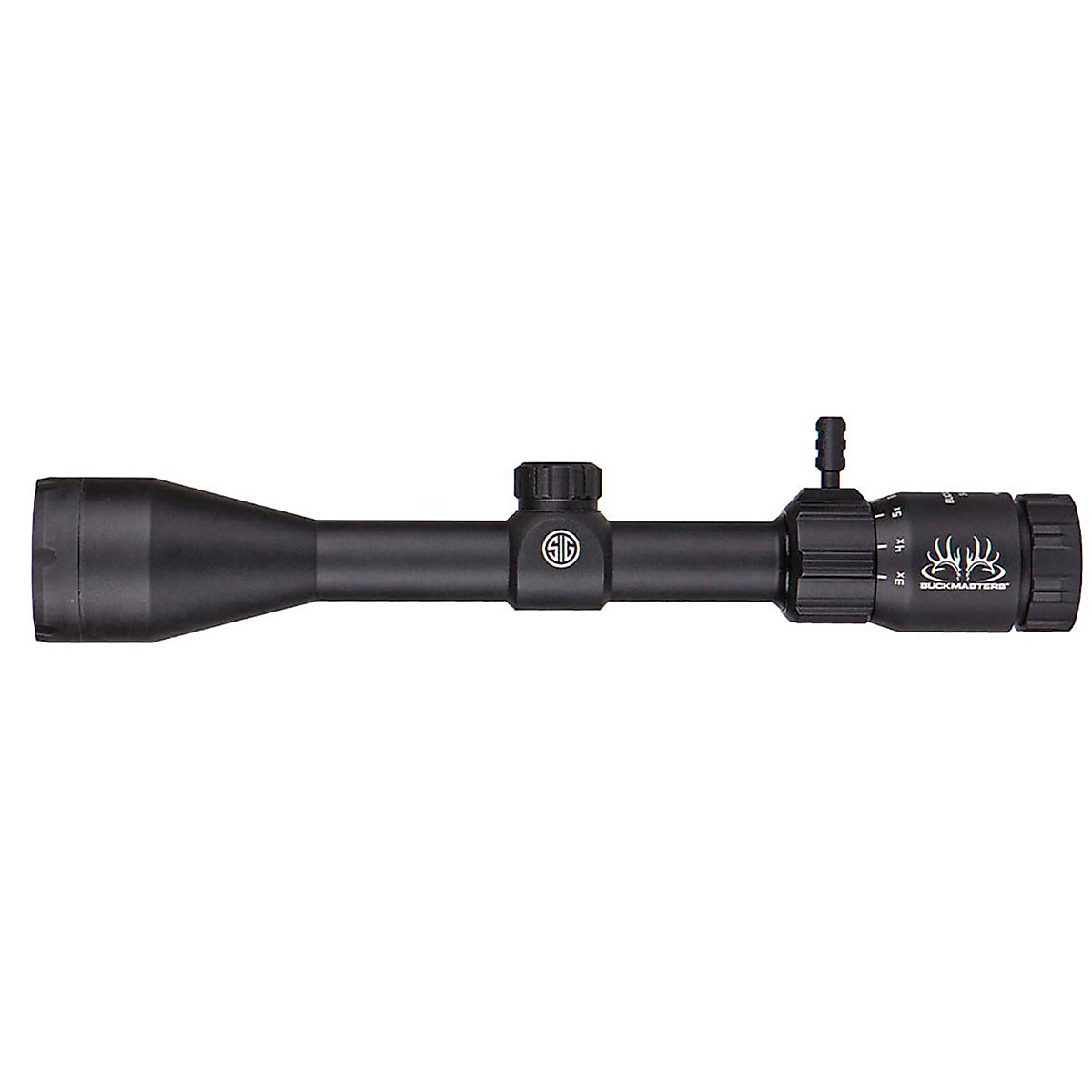 Sig Sauer Buckmasters Tactical Hunting Shooting Durable Waterproof Fogproof Shockproof One-Piece Tube Second Focal Plane BDC Reticle Riflescope | 3-12x44mm