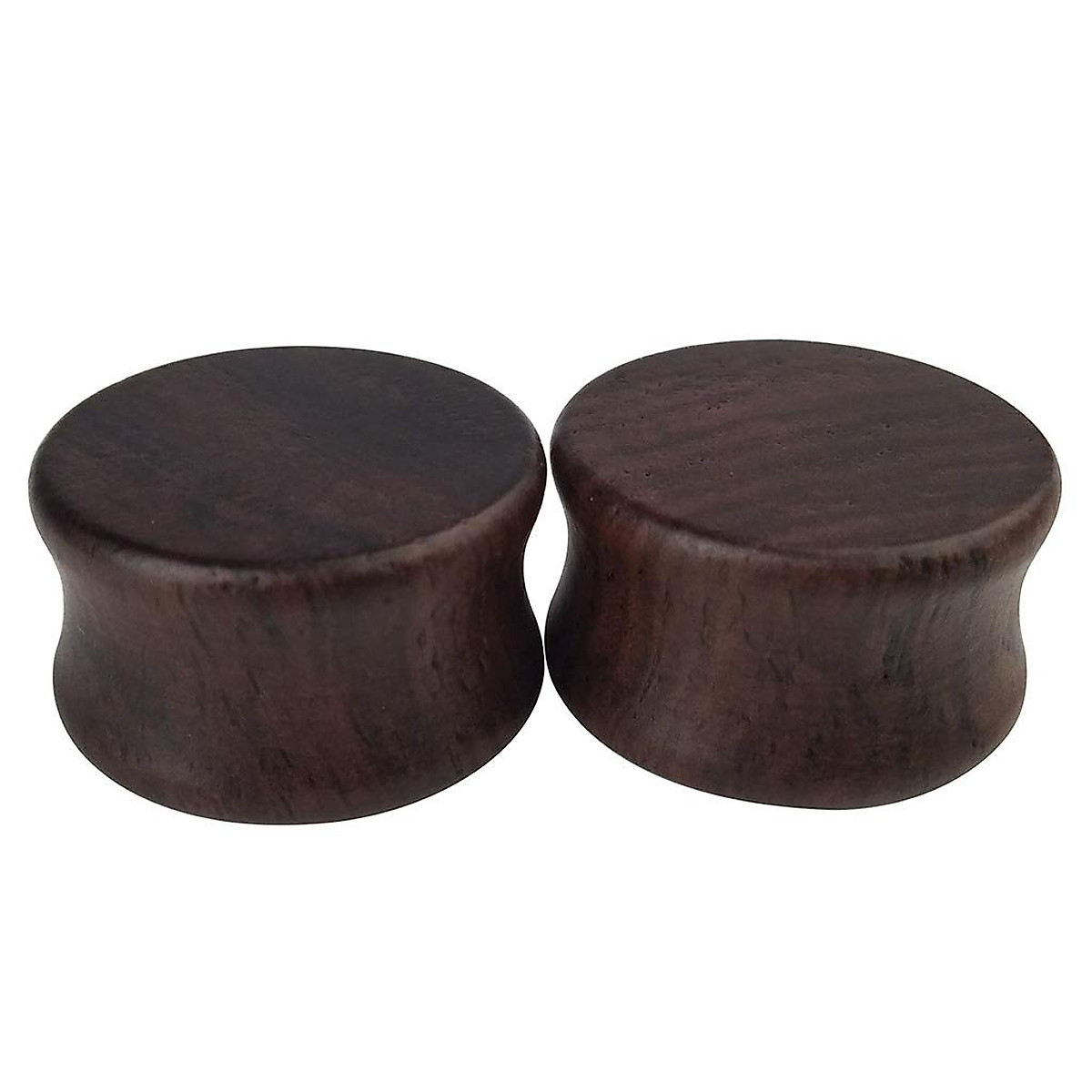 TBOSEN Set Of 4 Pairs Wood Gauges Ear Tunnels Double Flare Plugs Expander Body Piercing Jewelry