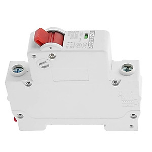 DC Circuit Breaker, DZ47-63Z-1P 40A Miniature Circuit Breaker Leakage Protection Air Switch Din Rail Installation for Solar System Power Generation System