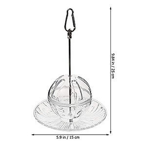 balacoo Bird Food Holder Bird Treat Skewer Bird Cage Hanging Toy Bird Bite Chew Toy Fruit Vegetable Fork for Parrot Pet Foraging Feeder Supplies