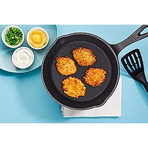 Cast Iron Skillet Pan Set of 3 | Pre-seasoned 6, 8, 10 Inch Non-Stick Coated Pots for Frying, Cooking, Baking, Broiling | Oven-safe, Use On Induction, Electric, Gas Cooktop Prime Holiday Gift Idea
