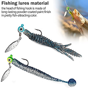 THKFISH Jig Heads Crappie Jigs Fishing Hooks Jig Heads for Fishing Crappie Lures Fishing Jigs for Freshwater 20pcs, 1/14oz