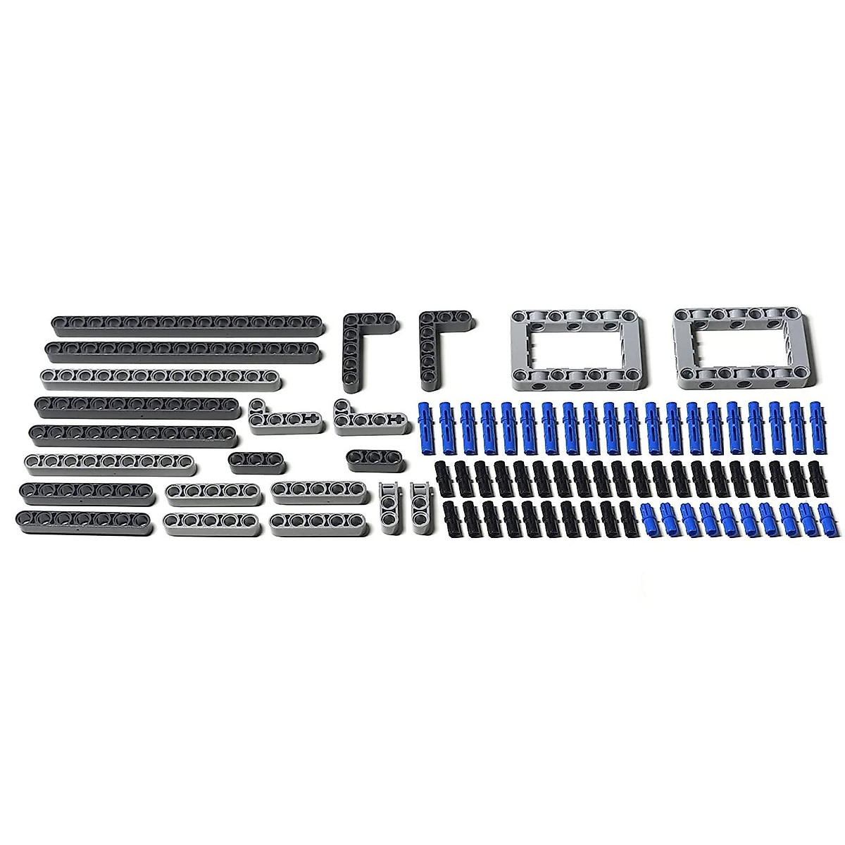 82 Piece LEGO TECHNIC Supplemental Parts Pack: genuine LEGO beams, liftarms, and pins. Mindstorms, EV3, NXT
