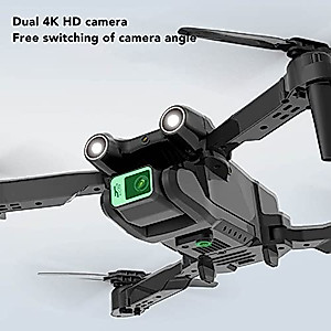 RC Drone, Return 4 Side Obstacle Avoidance Portable RC Quadcopter Helicopter Waypoints Outdoor Functions for Adults (Triple Battery)