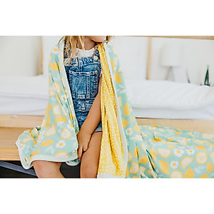 Copper Pearl Three-Layer Baby Blanket: Soft Baby Quilts for Boys and Girls | Breathable, Cozy, Toddler Blanket | Baby Quilt for Newborns | 46x46 Premium Polyester/Rayon | Lemon