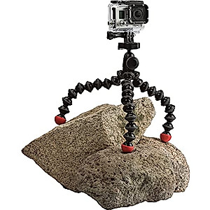 JOBY GorillaPod Action Video Tripod (Black and Red)- A Strong, Flexible, Lightweight Tripod for GoPro HERO6 Black, GoPro HERO5 Black, GoPro HERO5 Session, Contour and Sony Action Cam