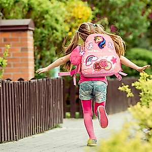 LSSAGOON Unicorn Sequins Backpack for Girls,Toddler Kids Schoolbag,Bookbag for Kindergarten Elementary,Gift for Birthday Xmas.